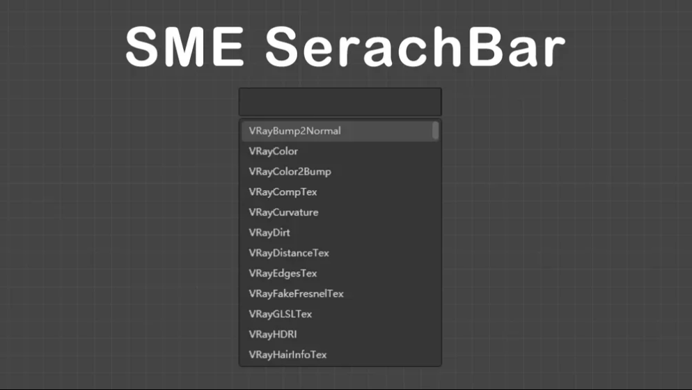 Material Editor SearchBar - andvfx