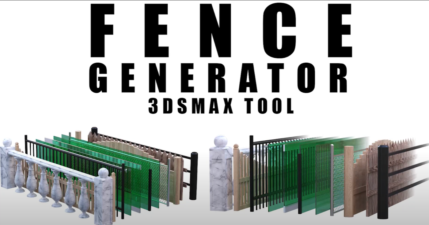 3ds Max Fence Generator Andvfx 